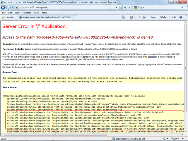 OakLeaf Systems: Windows Azure and Cloud Computing Posts for 12/4/2010+
